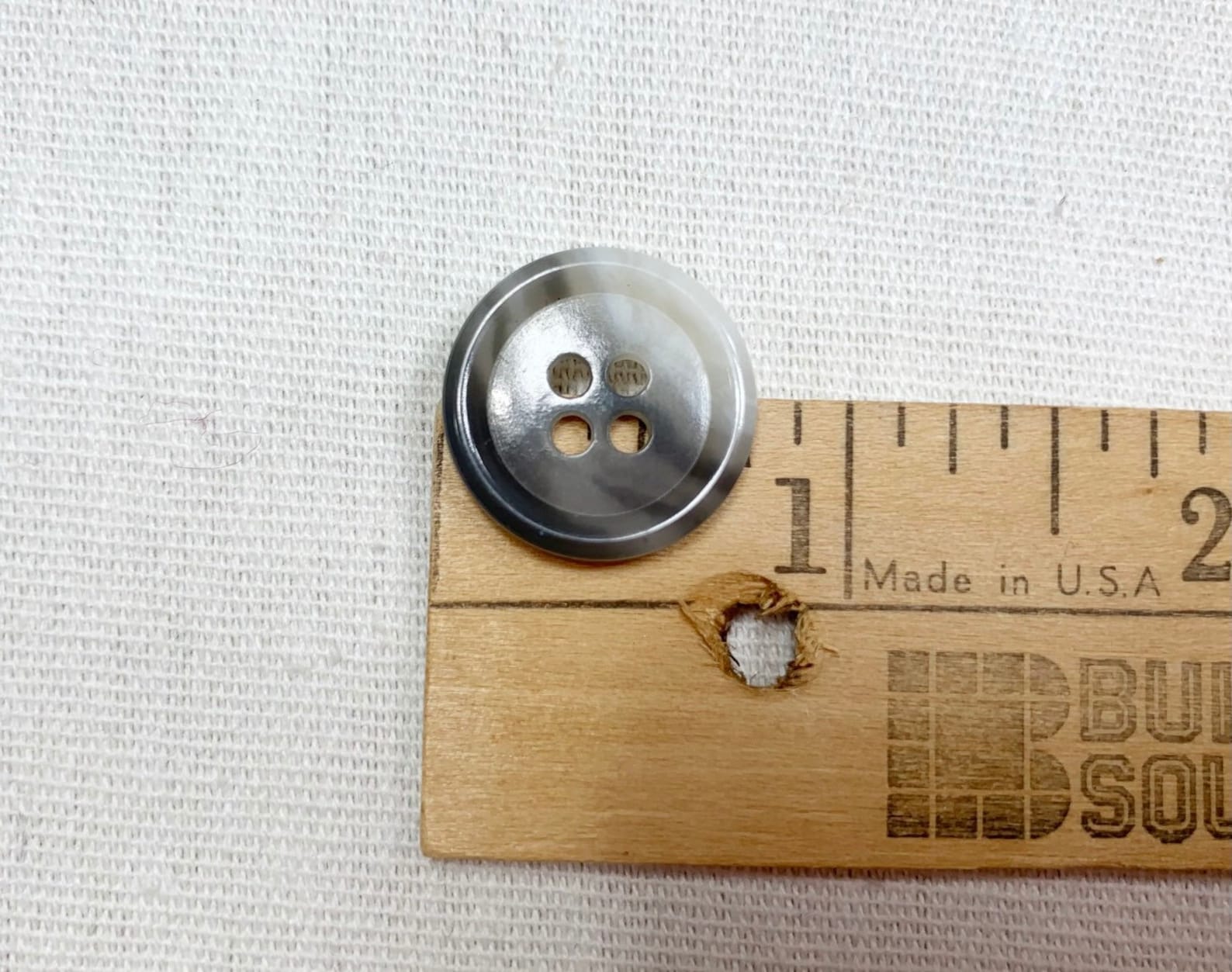 Medium Marbled Gray Sewing Buttons Plastic Sewing Buttons 3/4" 20mm ...