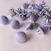 Bridal Buttons Satin Covered by the Dozen Color Lilac Purple Covered ...