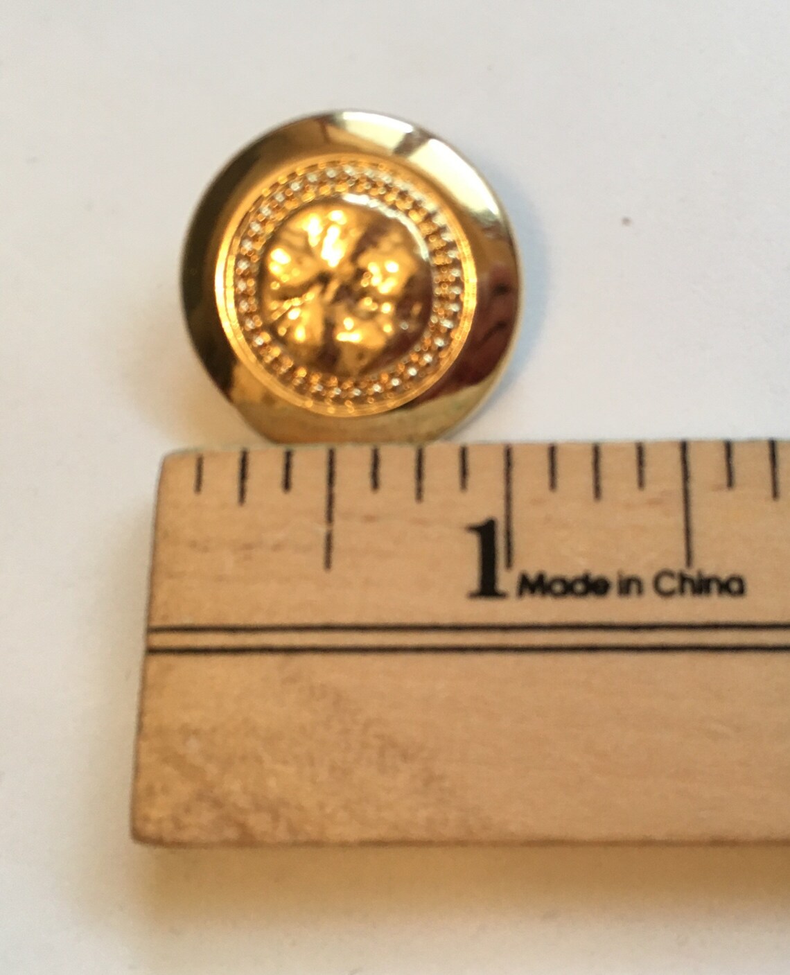 Gold button Medium gold buttons metal sewing buttons 1 | Etsy