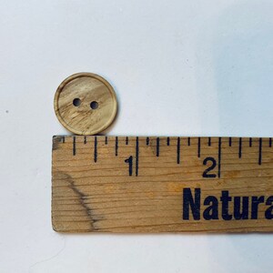 24 Small Natural Wood Tan Brown Faux Wood Buttons 18 Mm 3/4 Inch Sewing ...