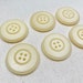 Large Ivory Button Sewing Buttons 1 1/4 Sewing Button 6 - Etsy