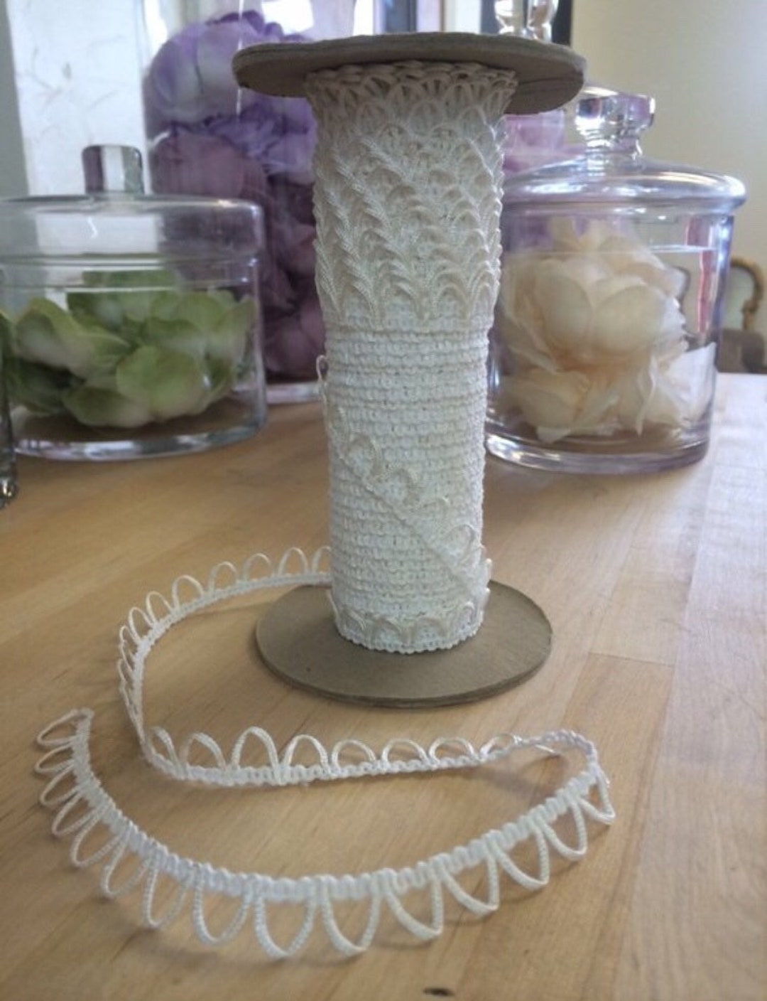 Button Looping-white Loops for Button Cotton Looping- by the Yard - Etsy