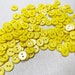 Small Yellow Button Yellow Buttons Sewing Buttons 3/8” 10mm Sewing ...