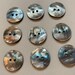 Mother of Pearl Plastic Button Medium Faux Shell Button Sewing Buttons ...