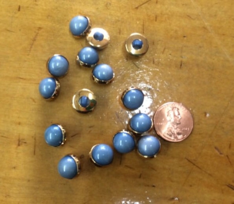 Small Pearl Buttons Blue Buttons Plastic Sewing Buttons - Etsy