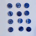 Small Blue Royal Buttons 14 Mm 1/2 Inch Sewing Buttons 12 Sew - Etsy