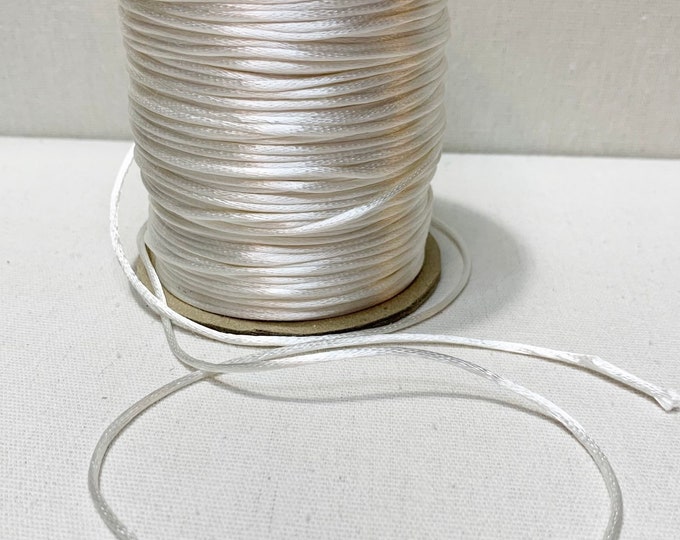 Satin Rattail Thick Cord Rat Tail Various Colors Sold by the - Etsy