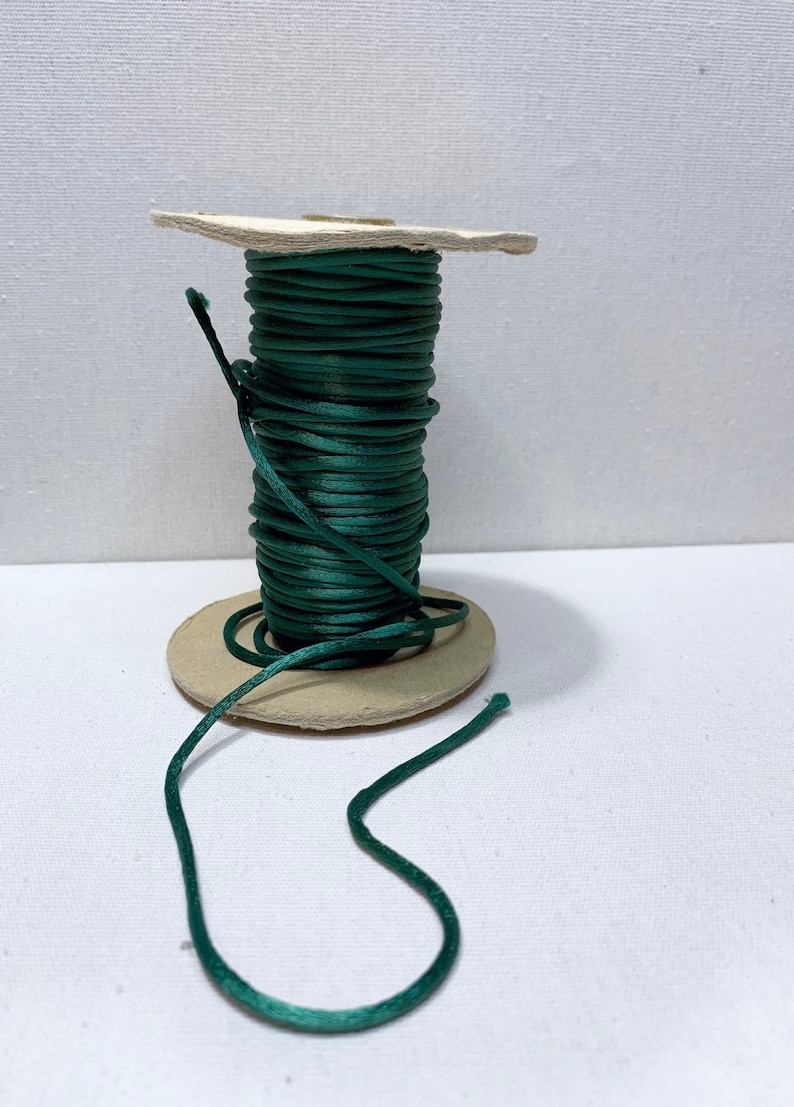 Satin Rattail Thick Cord Rat Tail, Various Colors Sold by the Yard - Etsy