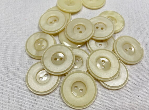 Large Ivory Button Sewing Buttons 1 1/8 Sewing Button 6 | Etsy