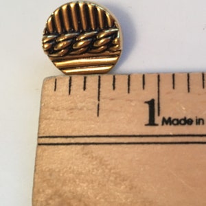 Small Antique Gold Buttons Plastic Sewing Buttons 5/8" 16mm Antique ...