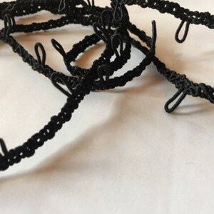 Elastic Button Looping-black Elastic Button Looping-black Button ...