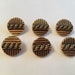 Small Antique Gold Buttons Plastic Sewing Buttons 5/8" 16mm Antique ...