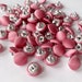 Bridal Buttons Satin Covered by the Dozen Color Dark Dusty Rose Covered ...