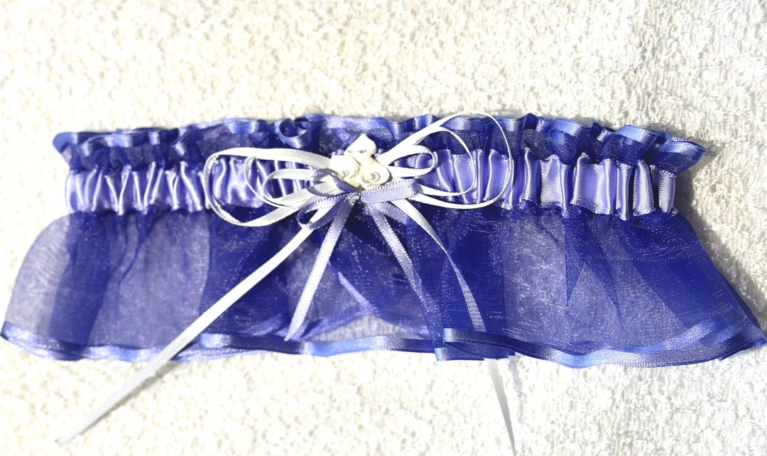 PERIWINKLE and LAVENDER Wedding Garter or Prom Garters - Etsy