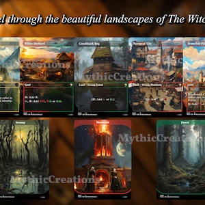 The Witcher 3 Commander MTG Deck Magic Deck 100 Cards + Tokens/ All ...