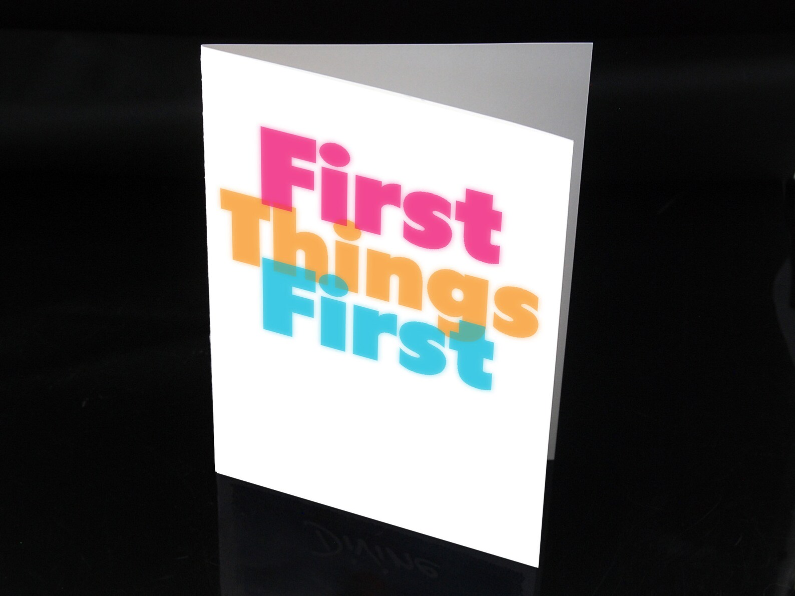 First Things First Greeting Card Recovery Gifts AA 12 Step - Etsy