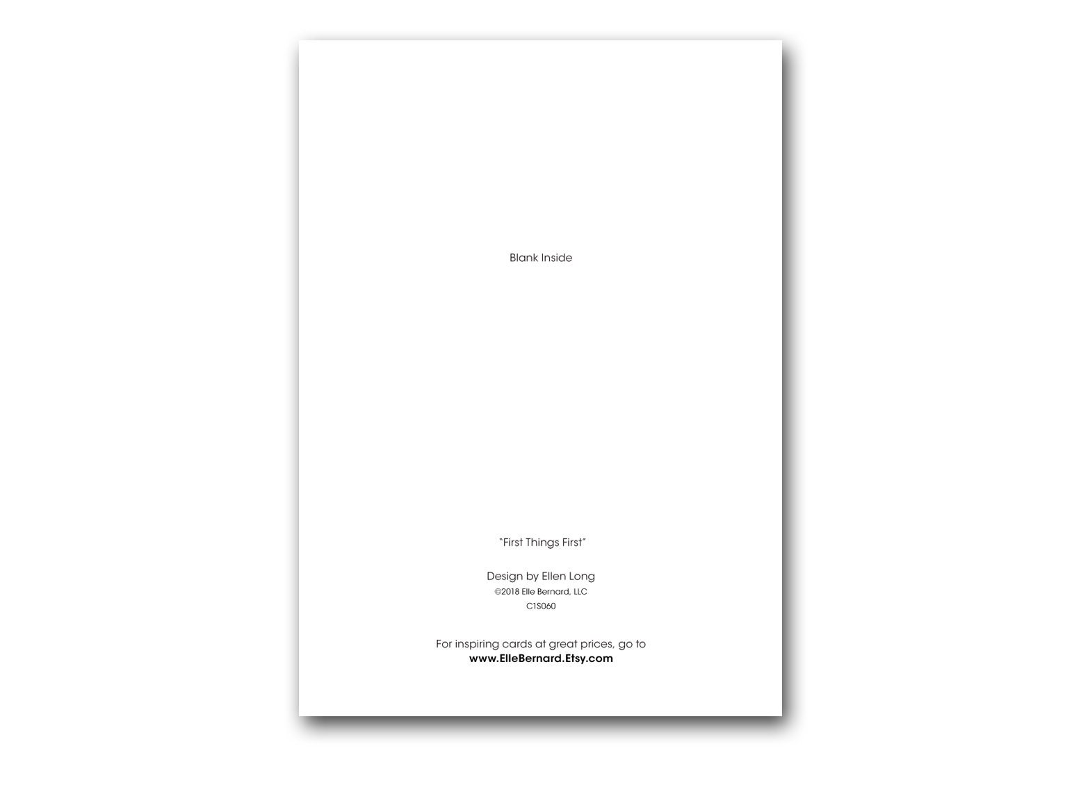 First Things First Greeting Card Recovery Gifts AA 12 Step - Etsy