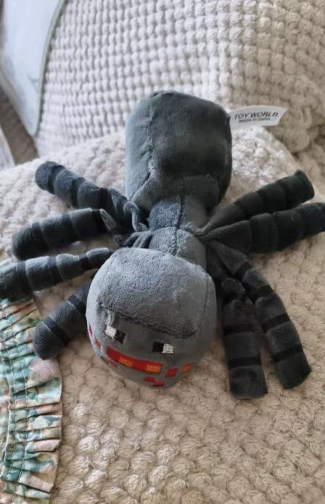 Gray MC Spider Plush Stuffed Toys Game MC Spider - Etsy