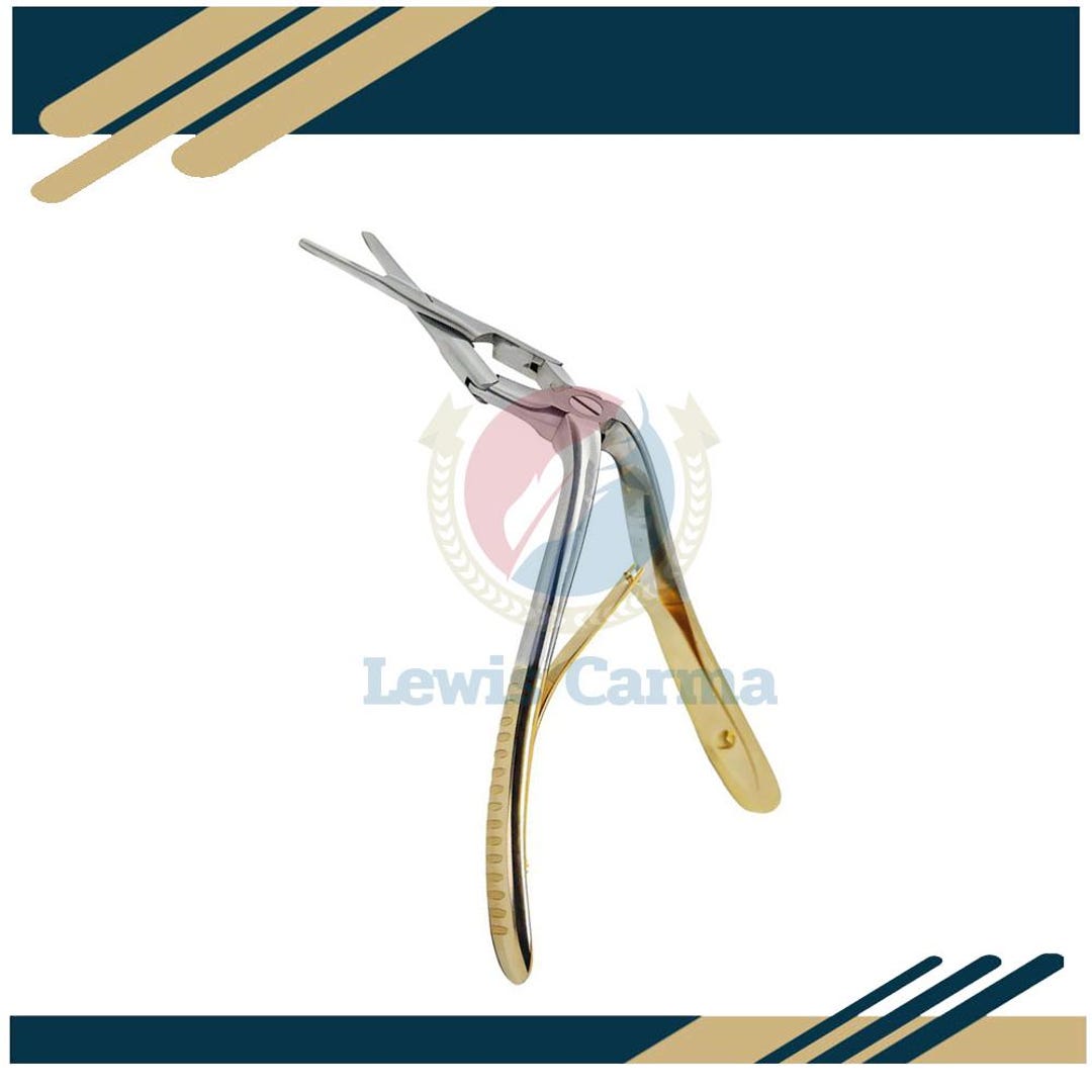 Becker Septum Surgical Scissors – 19cm, Angled Shanks, Serrated Blades ...