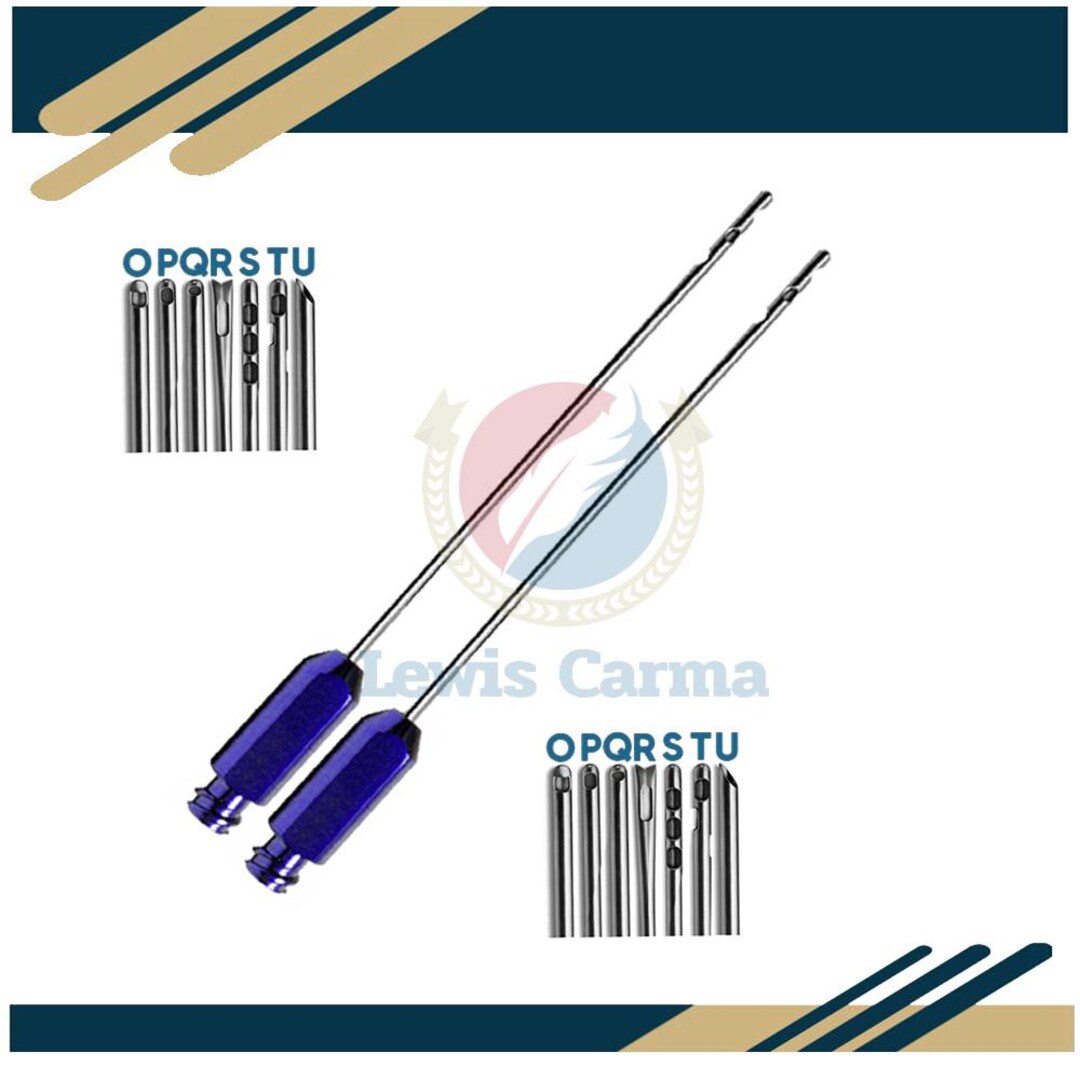 Precision Luer Lock Liposuction Cannula – Reusable Stainless Steel ...