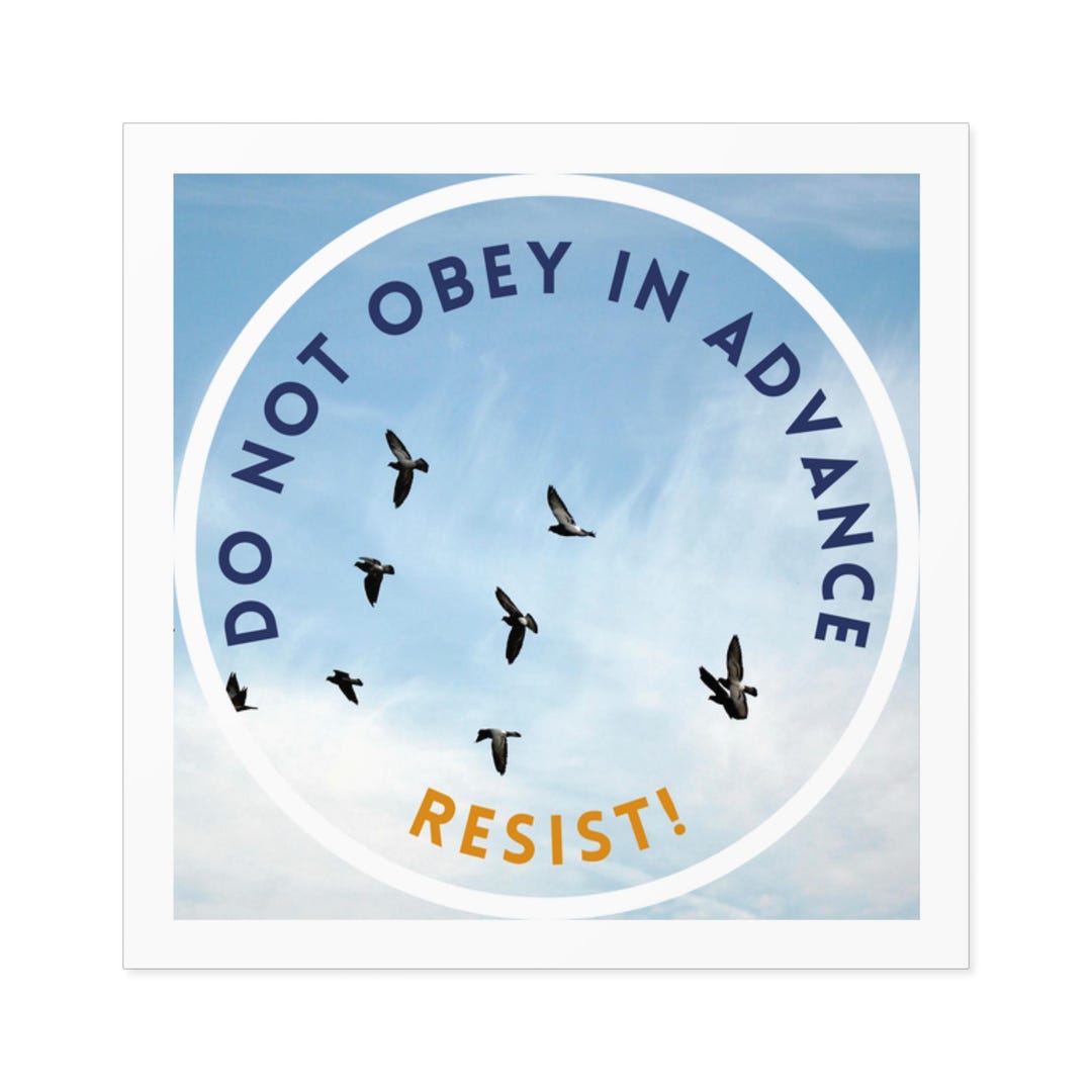 Do Not Comply in Advance Decals - Etsy