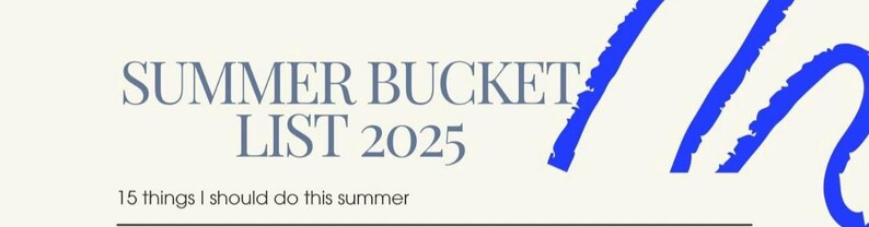 Summer Bucket List 2025 | Printable Summer Checklist | Fun Things to Do ...