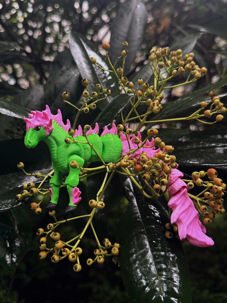 3D Printed Mermaid Horse: Articulated Fantasy Creature Toy - Etsy
