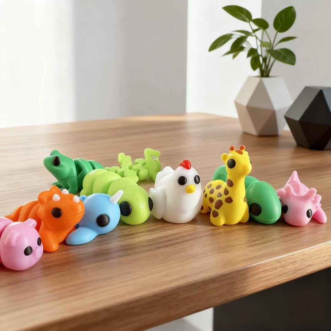 Animal Farm - 3D Printed PLA Cast Animals - Random Mini Animals - Etsy ...