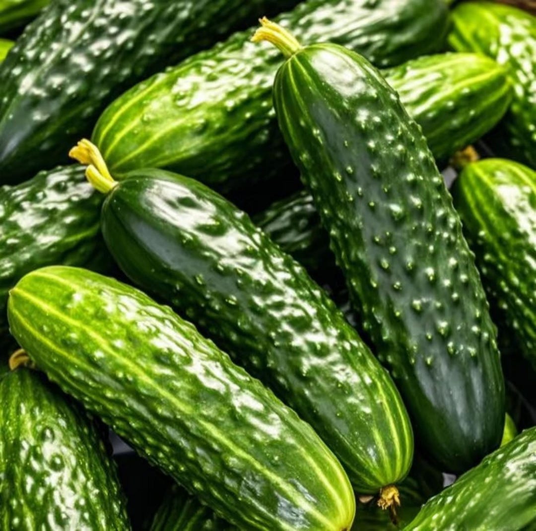 20 Boston Pickling Cucumber Seeds, Rare Heirloom Non-gmo Vegetable ...
