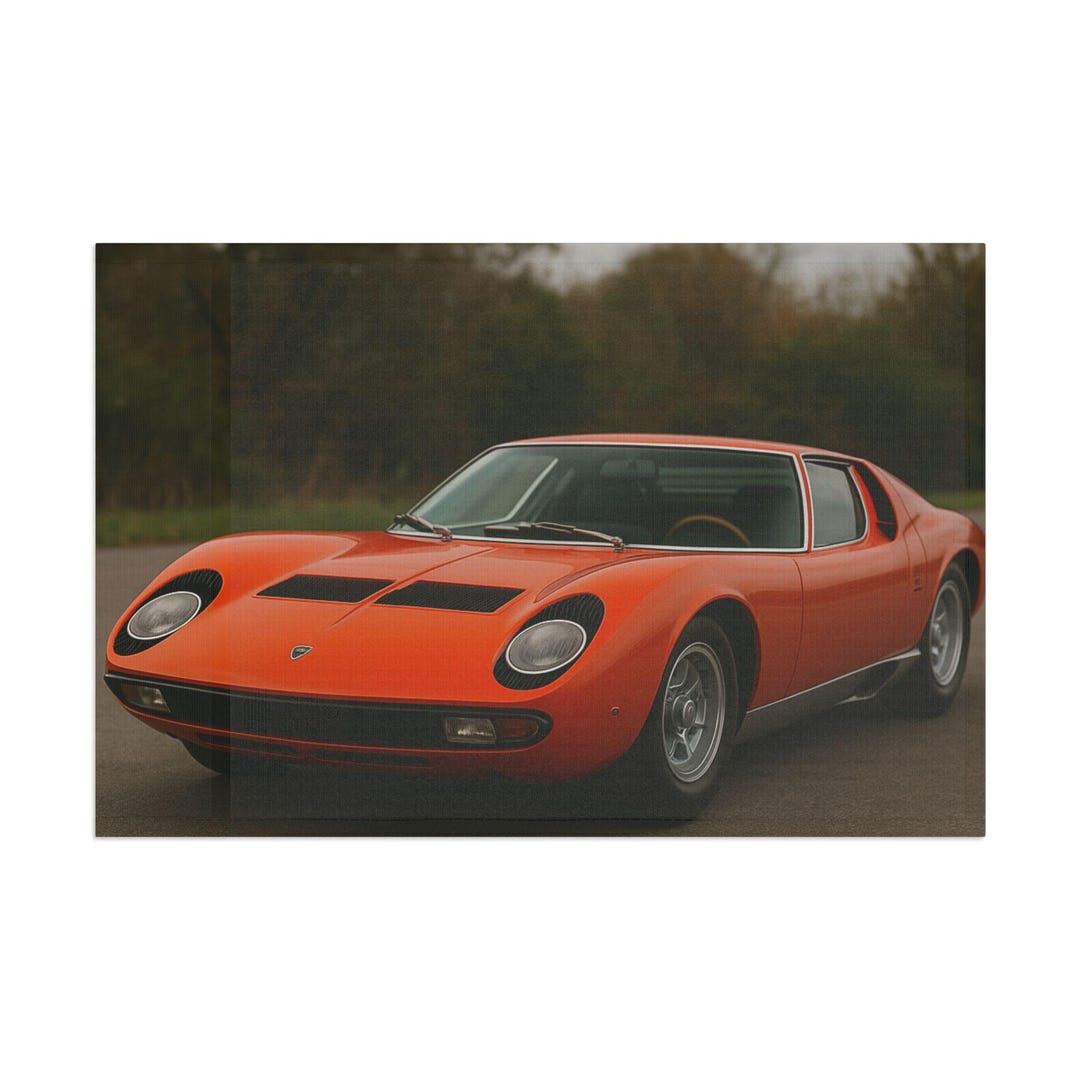 Vintage Car Flag, Classic Car Decor, Automotive Wall Art, Car ...