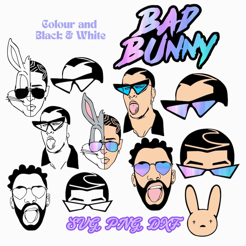 Bad Bunny Logo Tshirt - Etsy