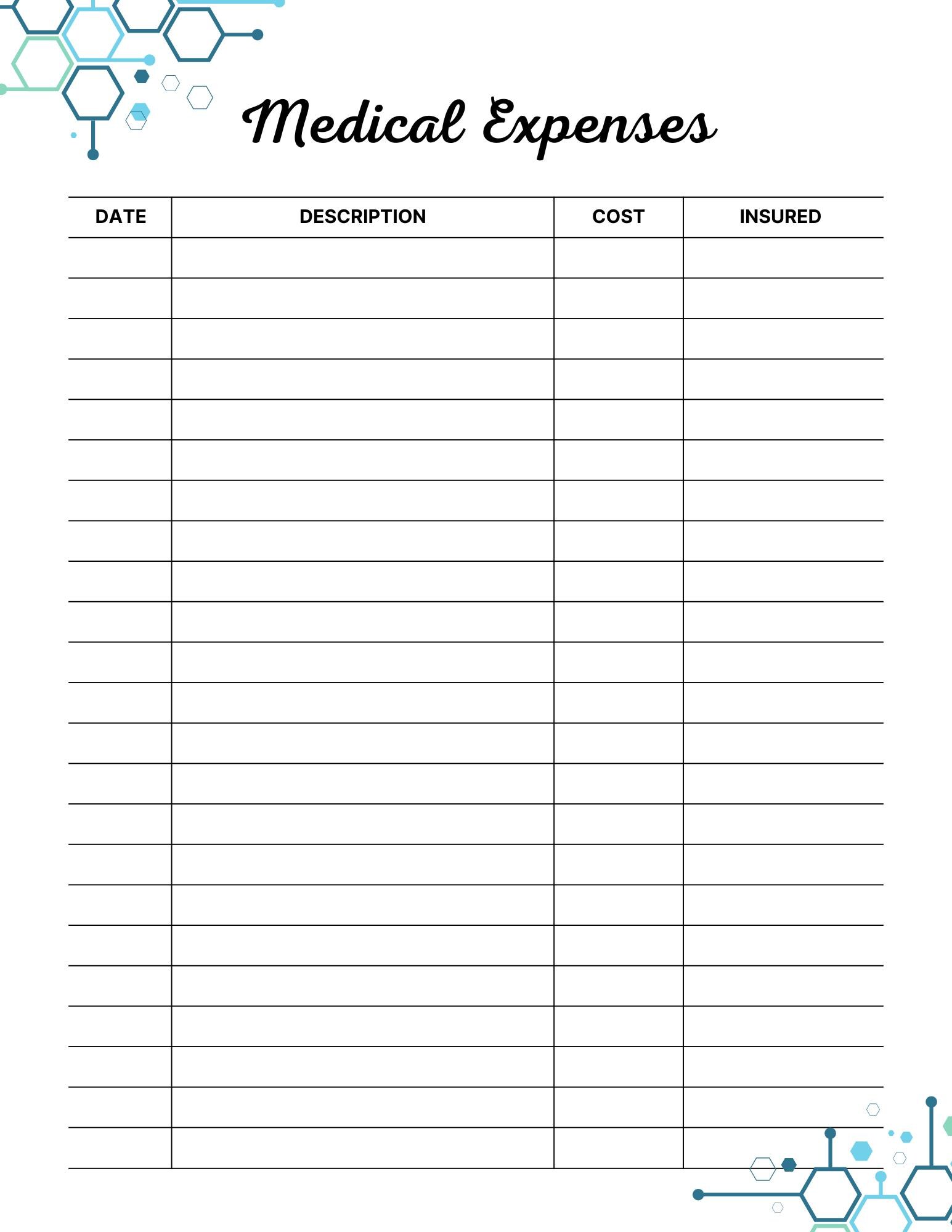 Editable Medical Planner Printable, Health Tracker PDF, Doctor ...