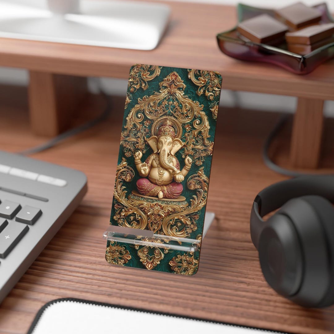 Phone Stand, Hindu God Pooja Prayer Meditation Yoga Desk Decor ...