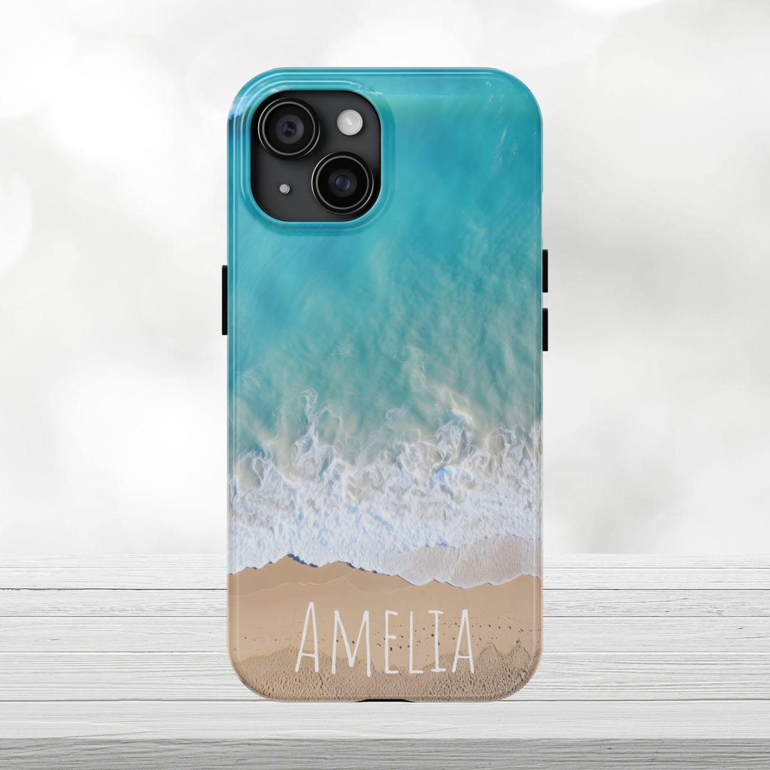Personalized Beach Ocean iPhone Case: Tropical Custom Phone Cover - Etsy