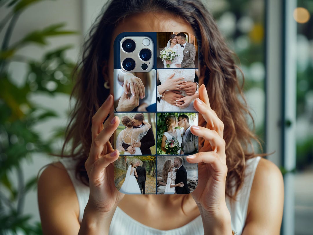Custom Photo Collage Phone Case: Personalized Wedding Memory Gift - Etsy