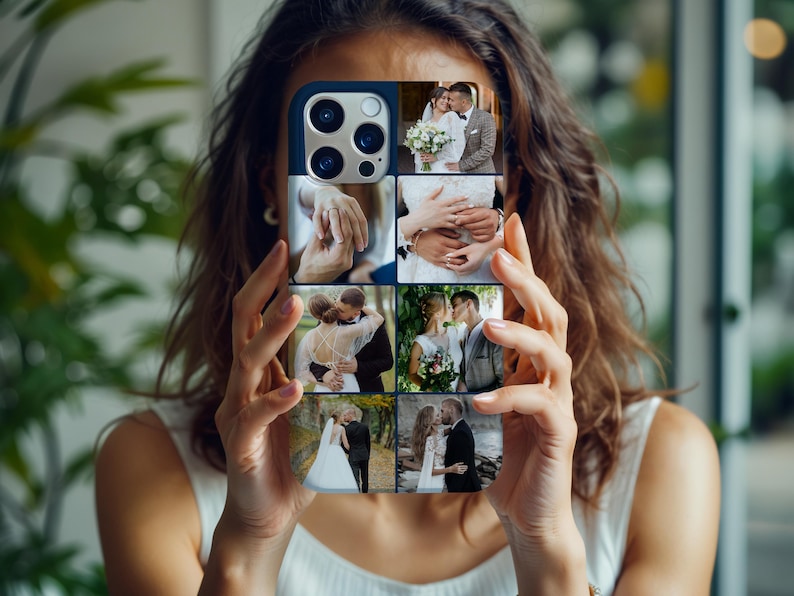 Custom Photo Collage Phone Case: Personalized Wedding Memory Gift - Etsy