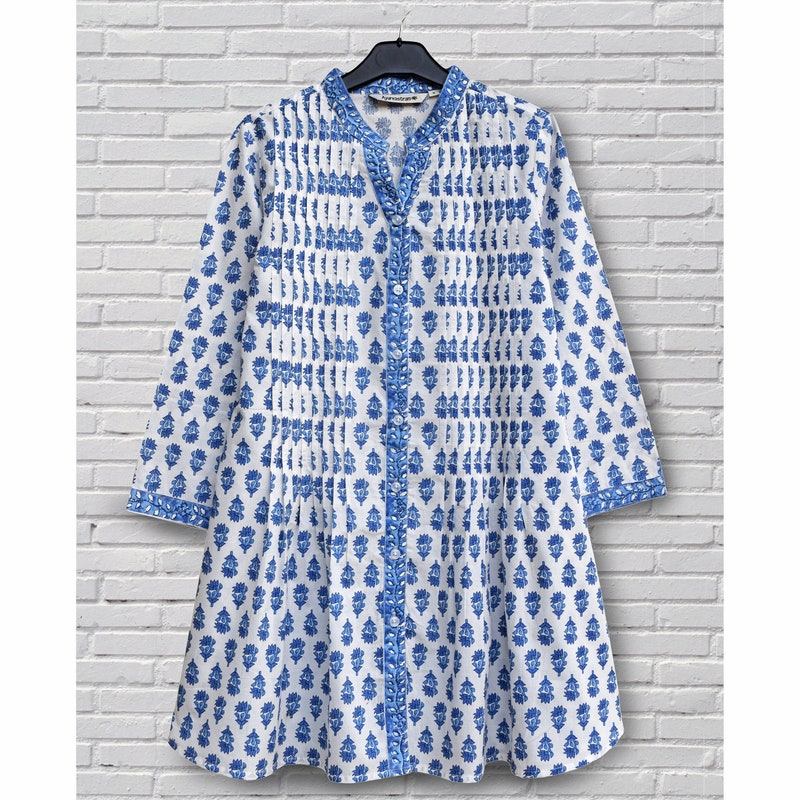 Cotton Indian Tunic Women - Etsy