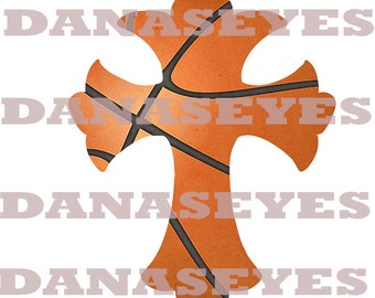 Basketball cross | Etsy