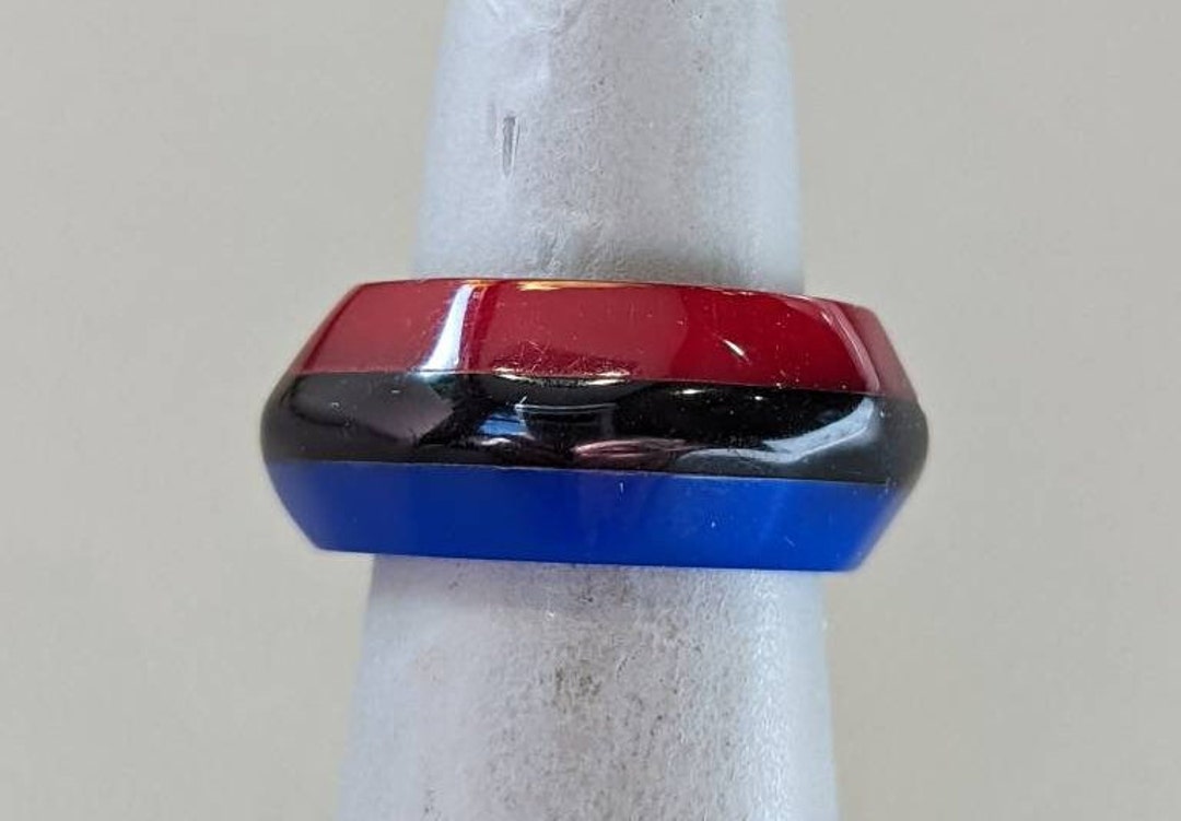 Vintage Men's Celluloid Prison Ring-folk Art 1940s Pinky Ring Size 6 - Etsy