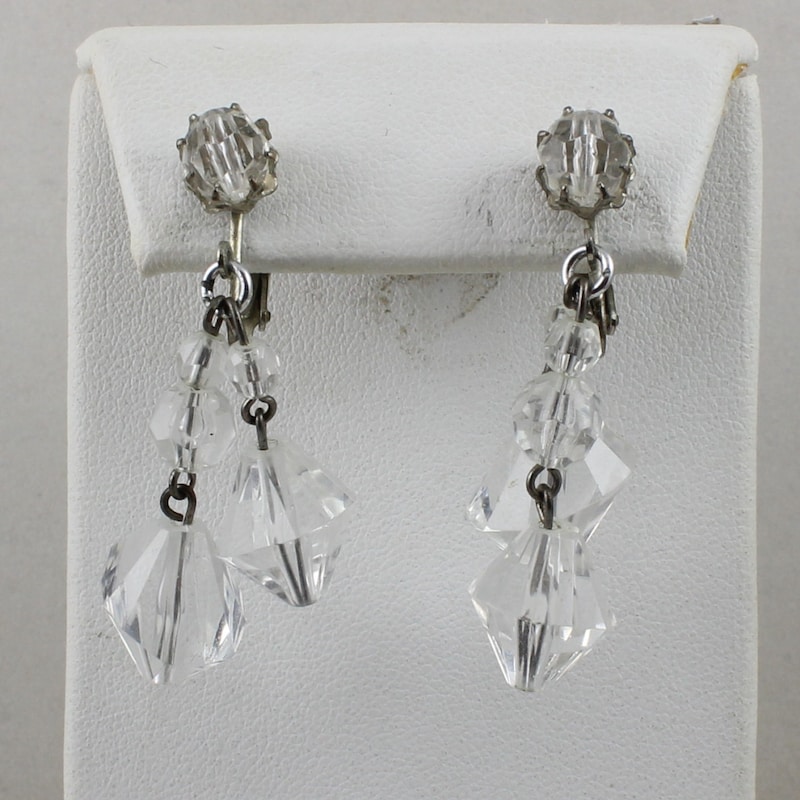 Tear Drop Lucite Earrings - Etsy
