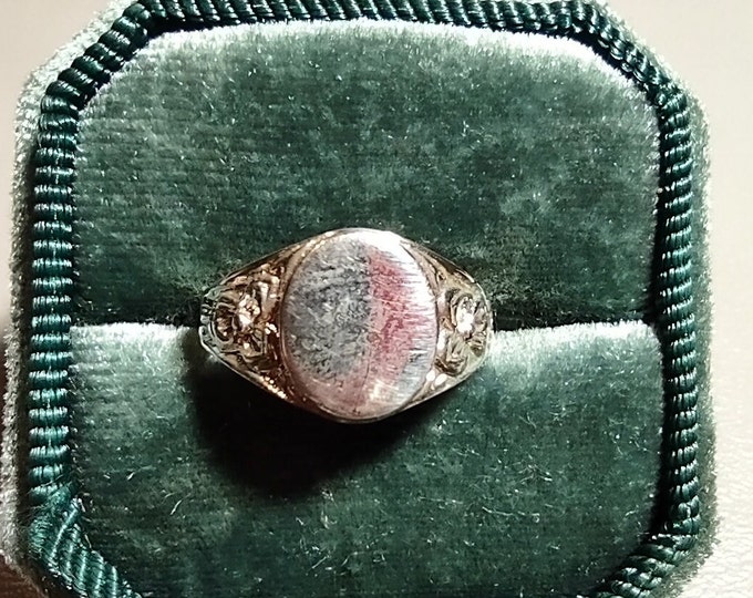 Blank Signet Ring - Sterling Silver 925 LIND Ring-vintage Fine Jewelry ...