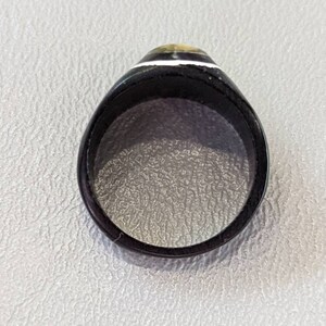 Vintage Prison Mourning Ring-1930s Celluloid Black Ring Size 8 - Etsy