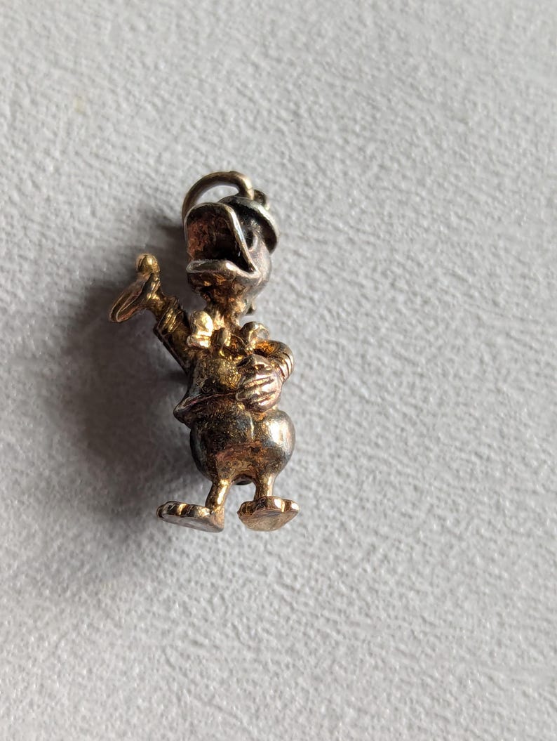 Walt Disney Production Donald Duck Sterling Silver 3D Charm -925 ...
