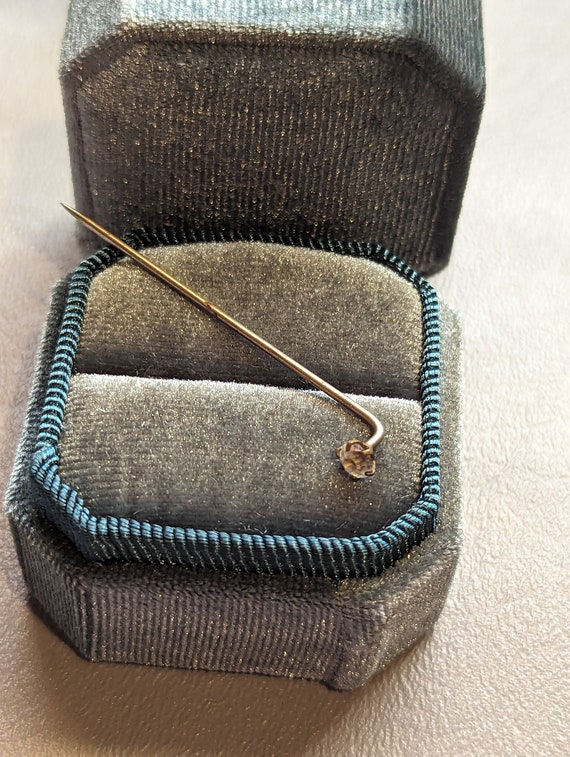 Antique Stick Pin-Victorian Paste GF Stick Pin-Antiqu… - Gem
