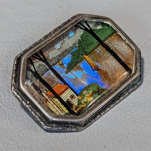 Sterling England Butterfly Wing Brooch-antique Morpho Butterfly Wing ...