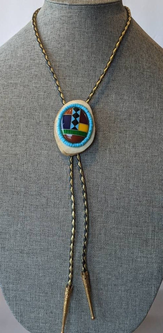 Vintage bolo horn - Gem