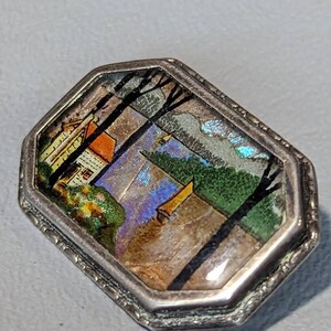 Sterling England Butterfly Wing Brooch-antique Morpho Butterfly Wing ...