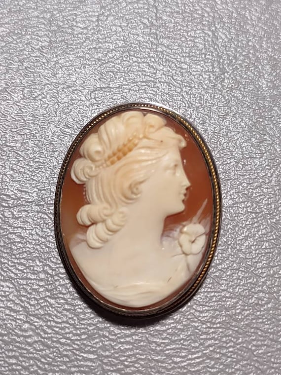 vintage fine antique cameo - Gem