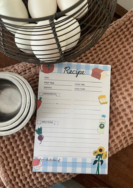 Editable + Printable Market Recipe Cards - Etsy