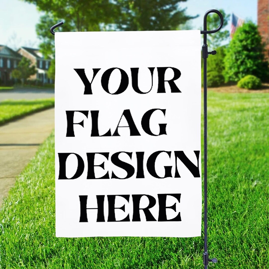 Custom Flag, Any Text Any Logo Flag, Personalized Garden Flag, Custom ...